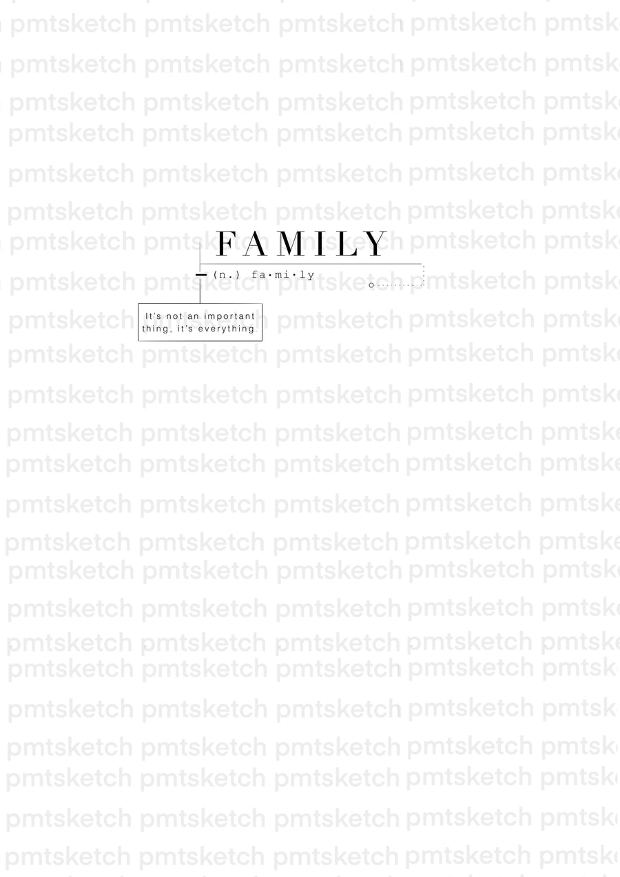 Family Text Concept – pmtsketch-tattoo&design
