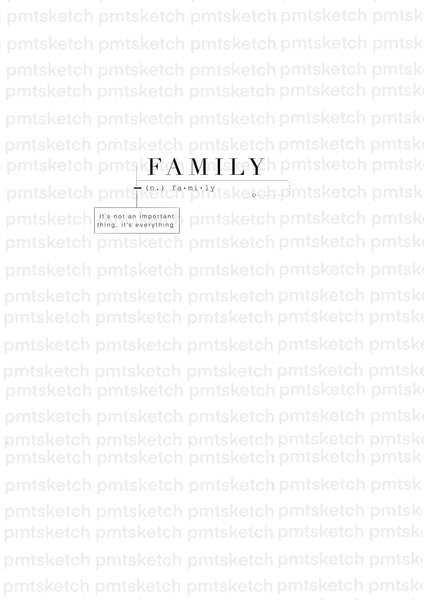 Family Text Concept – pmtsketch-tattoo&design