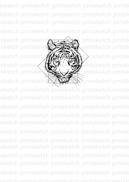 Tiger Portrait – pmtsketch-tattoo&design